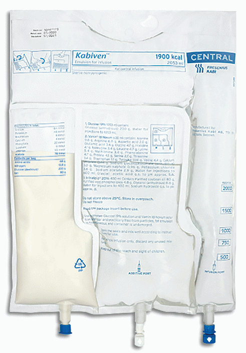 Kabiven/Kabiven Peripheral Dosage & Drug Information | MIMS Thailand
