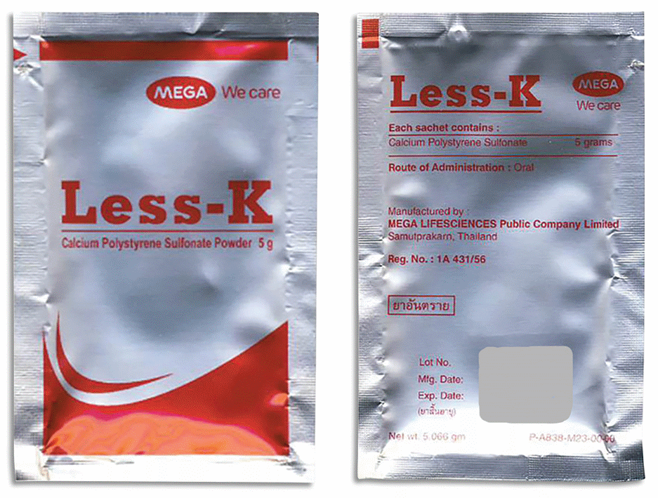 Image of Less-K powd for rectal susp 5 g | MIMS Thailand