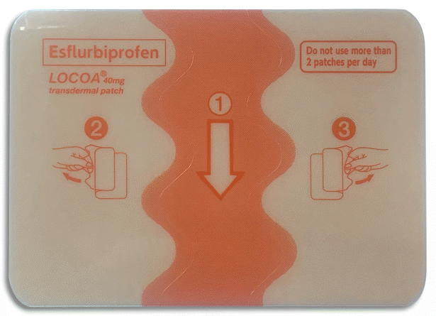 Image of Locoa transdermal patch 40 mg | MIMS Thailand