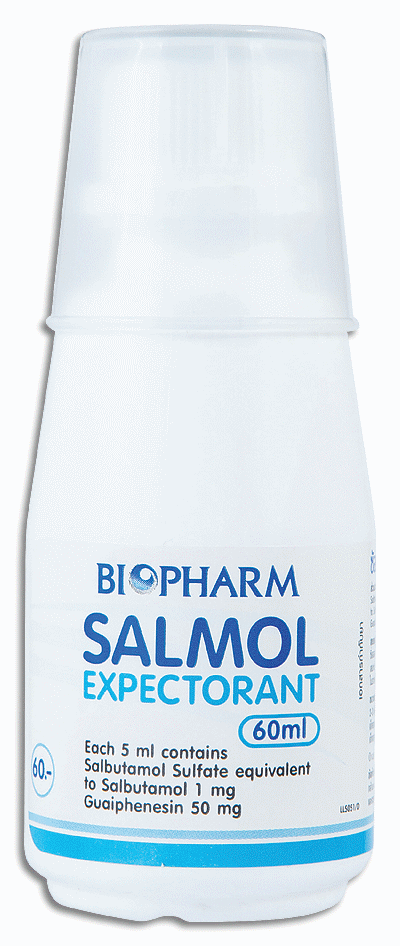 Salmol Expectorant Dosage & Drug Information | MIMS Thailand