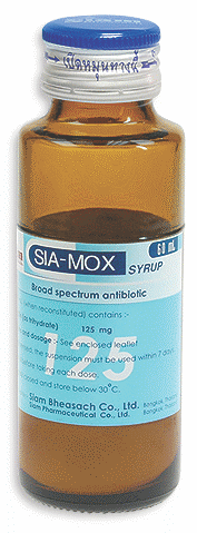 Sia-Mox Dosage & Drug Information | MIMS Thailand