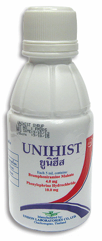 Unihist Dosage & Drug Information | MIMS Thailand
