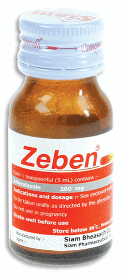 Zeben Dosage & Drug Information | MIMS Thailand
